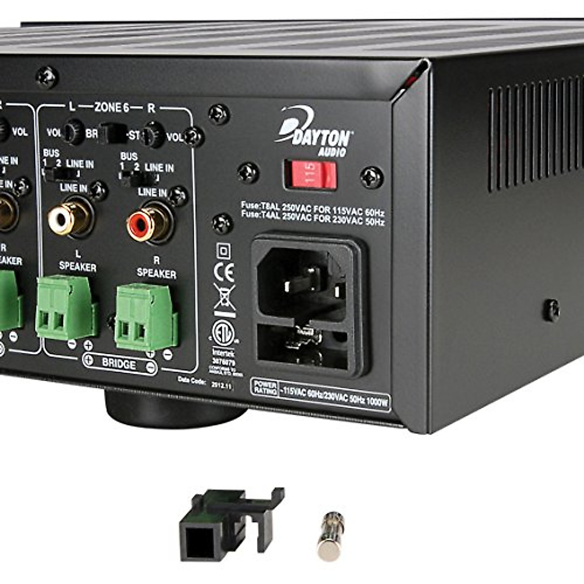 Dayton Audio MA1240a Multi-Zone 12 Channel Amplifier