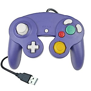 Reiso Classic NGC Wired USB Controller for Windows PC MAC (Purple)