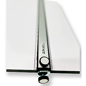 Proartek Drafting PK00019 Model PXB42 Portable Drafting Drawing Board 30" x 42"; PXB Series; Adjustable Aluminum Parallel Straightedge; Carry Handle; Architecture Tool for Students and Professionals