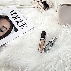 Blavvennt 2 Pcs Luxurious Faux Fur Blanket Set for Home Decor, Photography, and More - Soft and Delicate Gray and White Combo Pack for Cozy Nights, Professional Photos, and Stylish Accessories.