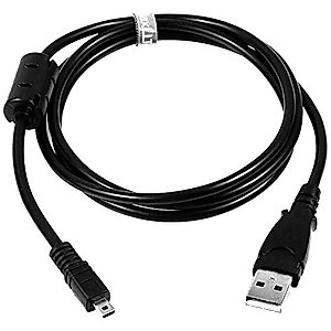 MaxLLTo USB PC Data Cable Cord Lead for Panasonic Camera Lumix DMC-SZ1 DMC-SZ7 a/p/gk/b