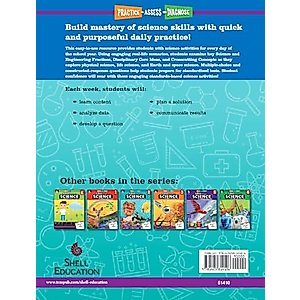 180 Days™: Science, Earth and Space Science for 4th Grade Practice Workbook for Classroom and Home, Cool and Fun Practice Created by Teachers (180 Days of Practice)