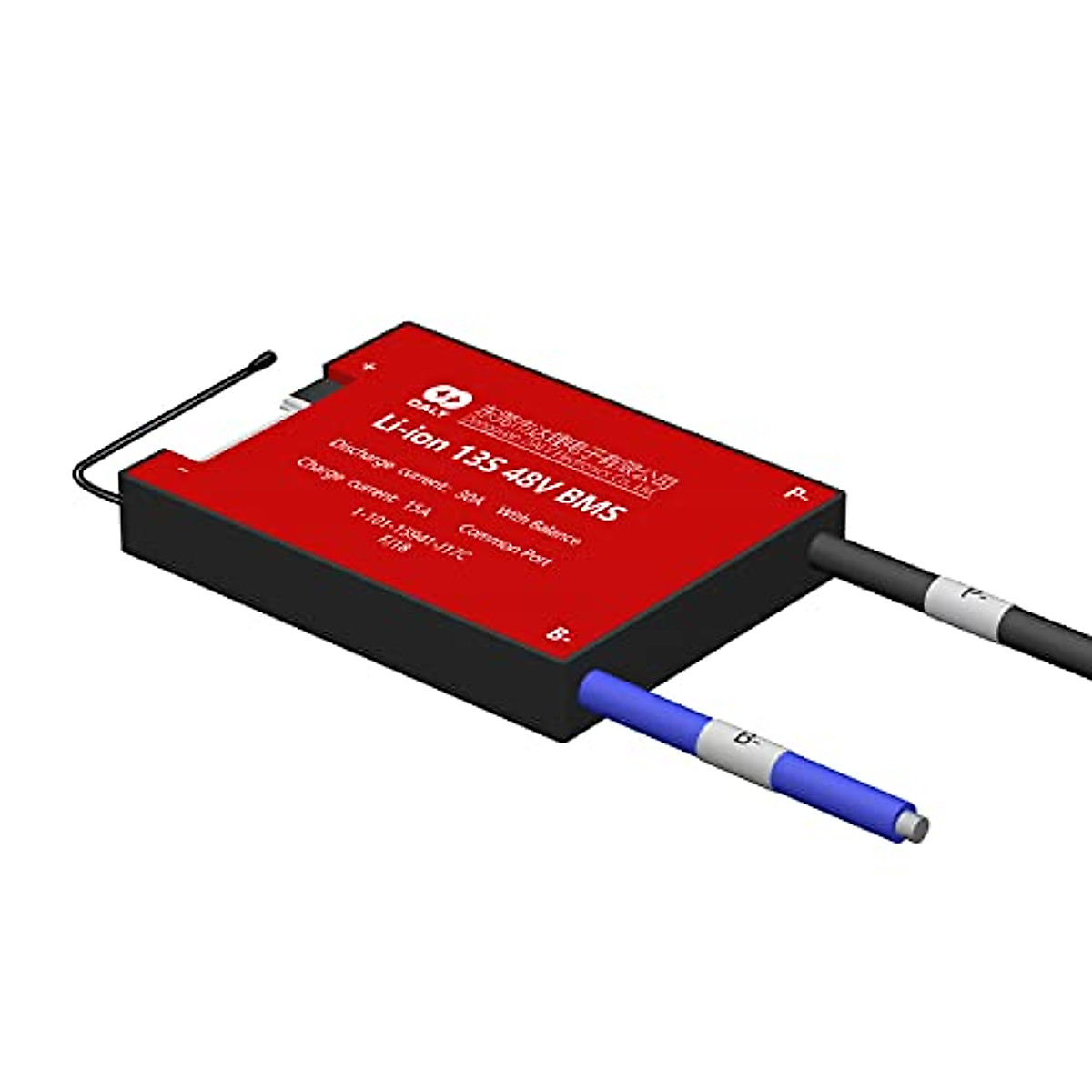 DALY BMS 13S 48V 30A Li-ion Battery Protection Module PCB Protection Board with Balance Leads BMS for 18650 Battery Pack 48V(Standard BMS,30A)