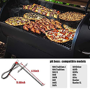Replacement for Pit Boss Digital Temperature Controller Kit,Compatible with Pit Boss Wood Pellet Grills,with Meat Probe,Temperature Sensor,Hot Hod.