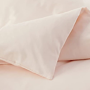 Amazon Aware 100% Organic Cotton 300 Thread Count Duvet Cover Set - Blush, King