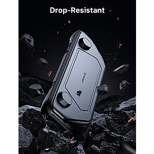 JSAUX PC0104 ModCase for Steam Deck, Steam Deck Case with Detachable Front Shell Include Protective Case, Face Cover,Metal Bracket and Strap-Basic Set