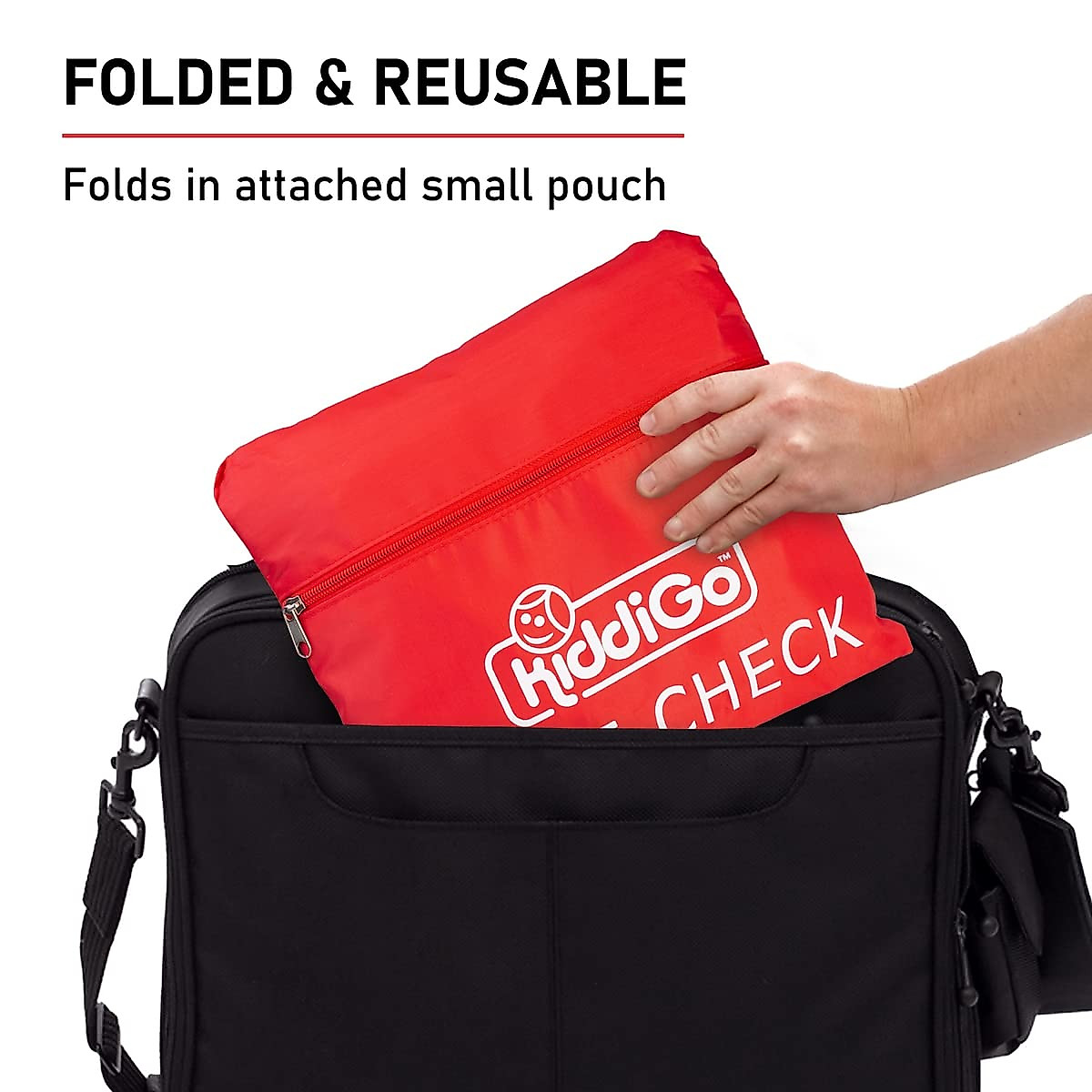 Kiddi Go Car Seat Travel Bag For Airplane | Airport Gate Check Bag Approved. Universal Size, Baby Infant Seat Travel Bag Cover With Padded Adjustable Straps