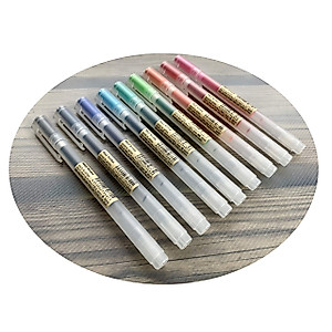 MUJI Gel Ink Ballpoint Pens [0.5mm] 9-colors Pack