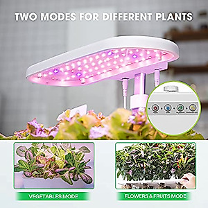 VIVOSUN Hydroponics Growing System, 10 Pods Smart Indoor Herb Garden Kit with Grow Light, 18.5" Height Adjustable Indoor Hydroponic Garden for Fruits, Flower & Vegetables