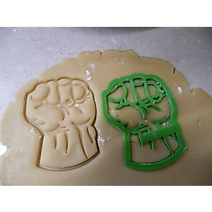 INSPIRED BY HULK FIST SUPERHERO CHARACTER COOKIE CUTTER BAKING TOOL MADE IN USA PR463