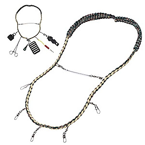 Weiyirot Fly Fishing Lanyard, Nylon Fly Fishing Tippet Holder Tools Universal Easy Access Practical for Fishing Accessories