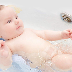 Kisangel 20pcs Umbilical Cord Patch Newborn Swimming Belly Band Bathing Disposable Abdomen Sticker for Baby Toddler Newborn Belly Button Essentials(Random Styles)