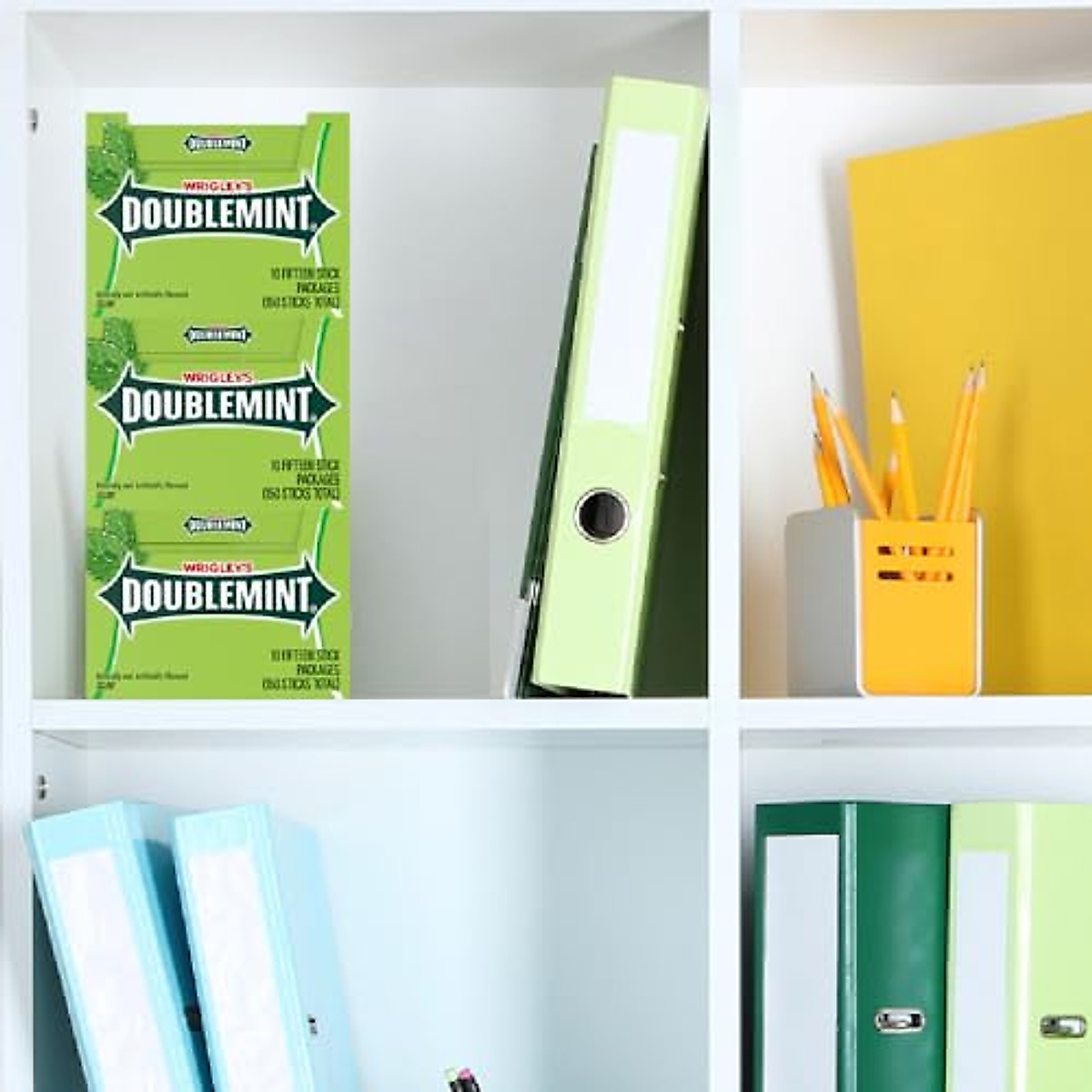 Doublemint WRIGLEY'S DOUBLEMINT Mint Gum Chewing Gum Bulk Pack, 15 Stick (Pack of 10)