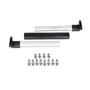 KAFEEK RV Screen Doors Cross Bar Handle Adjustable Length with Sturdy and Secure Black Non-Slip Grip