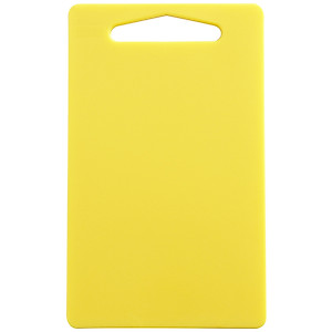 Linden Sweden Anita Cutting Board with Handle - Safe for Meat and Produce, Won't Dull Knives - Slim, Lightweight Design for Easy Storage, Dishwasher-Safe, Sm, Yellow, Small - 9,25” x 6”