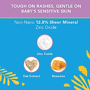 Triple Paste Multi-Purpose Baby Healing Ointment - 2 oz Tube – Diaper Rash Cream and Skin Protectant for Hands, Face & Bottom Treats, Soothes & Prevents with Zinc Oxide (Packaging May Vary)