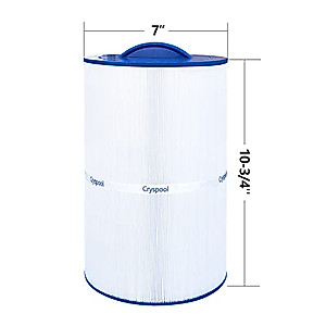 CRYSPOOL Spa Filter Compatible with Caldera 50, Caldera Spas, C-7350, 1019401, 73532, PCD50N, FC-3963, 50 sq.ft hot tub Filter, 1 Pack