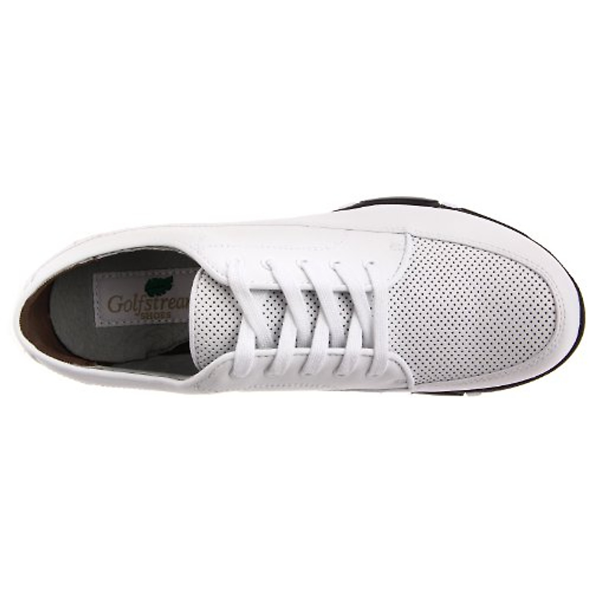 Golfstream Women's Sporty Golf Shoe,White,6 M US