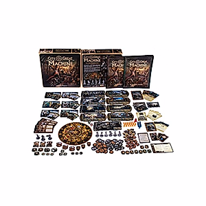 City of The Great Machine Board Game | 1-4 Players | Ages 14 and up | Steampunk | One-vs-Many | Hidden Movement | Cooperative & Solo | Average Playtime 45-90 min