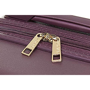 DKNY Metal Logo, Burgundy, 21" Carry On