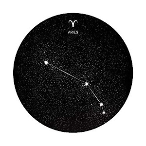 Aries Constellation Zodiac in Galaxy Phone PopSockets PopGrip: Swappable Grip for Phones & Tablets