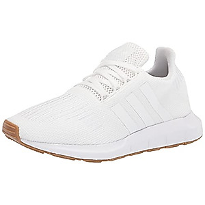 adidas Originals Men's Swift Running Shoe, White/White/Gum, 11