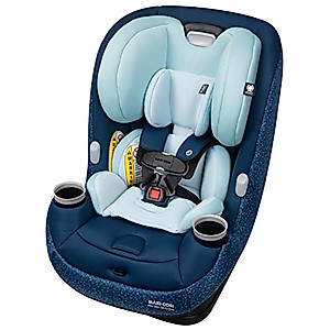 Maxi-Cosi Pria Max All-in-One Convertible Car Seat, Rear Facing Car Seat (4-40 lbs), Forward Facing Car Seat (22-65 lbs), High Back Booster Seat (40-100 lbs), Pure COSI, Tetra Blue