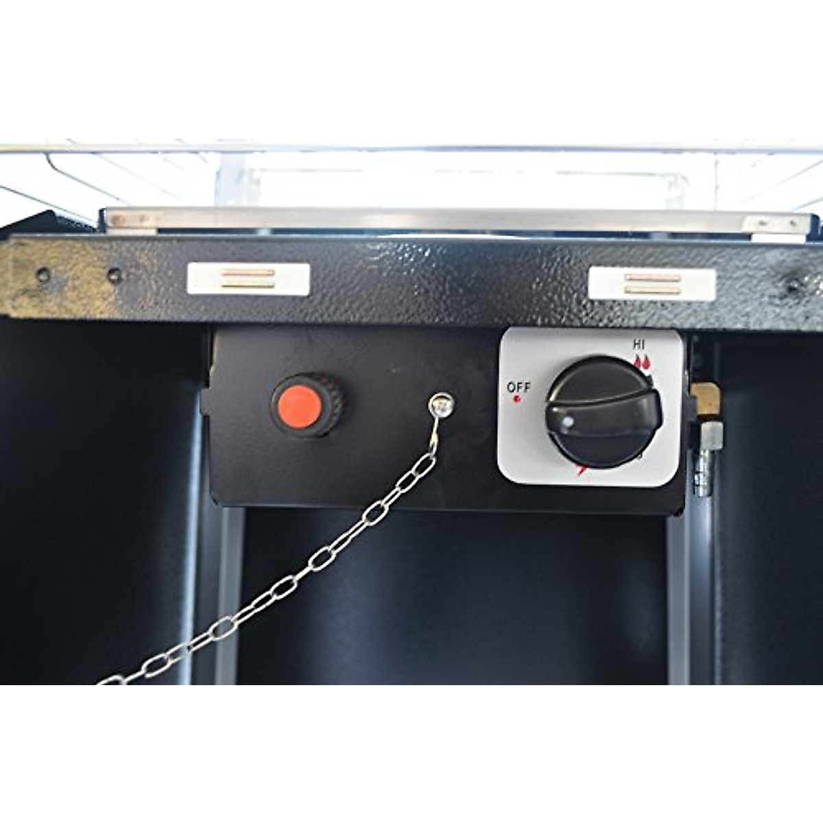 LEGACY HEATING Outdoor Patio Heater with Reflector Shield, 40,000 BTU Propane Patio Heater with Wheels for Commercial, Residential, Garden, Porch, Party, Deck