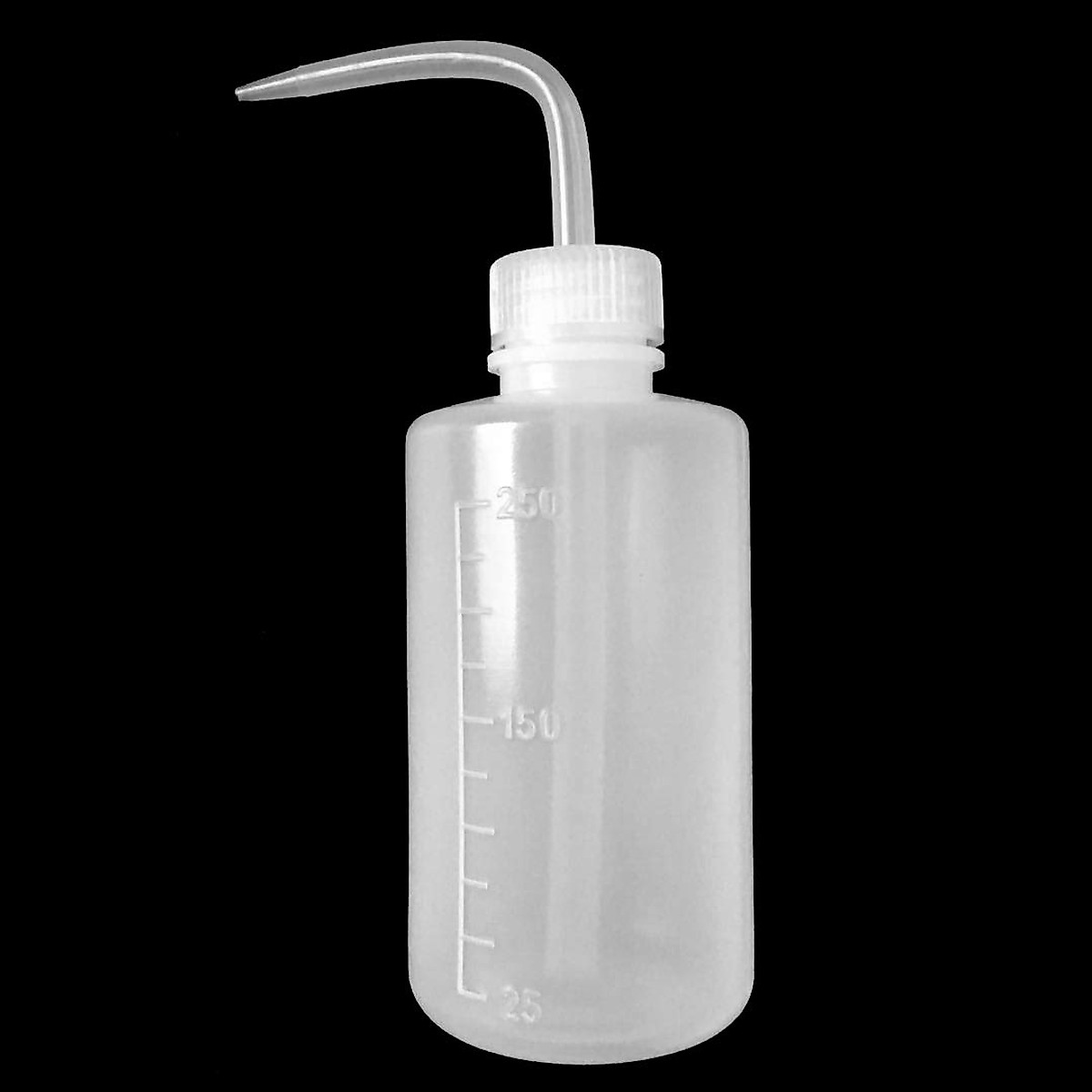 Safety Wash Bottle, Squeeze Bottle, Narrow Mouth, Plastic (250ml 500ml (Pack of 2))