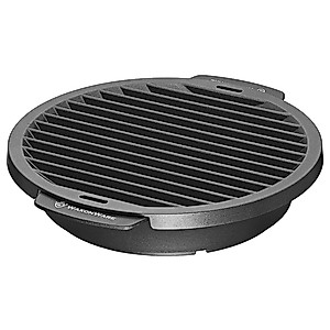 Grill Pan For StoveTop Nonstick - Griddle Pan for Stove Top - Smokeless BBQ Grilling Pan For Electric Stove, Gas Stove Grill - Steak Pan, Fish, Chicken, Vegetables - 12 Inches - Black - WaxonWare
