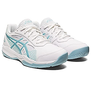 ASICS Gel-Game 8 GS (Little Kid/Big Kid) White/Smoke Blue 6.5 Big Kid M