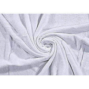 Quick Dry 100% Cotton Washcloth, Set of 12 - White