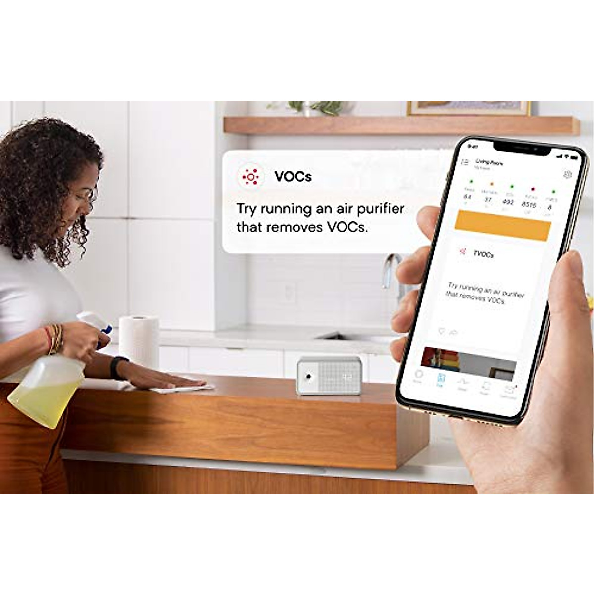 Awair Element Indoor Air Quality Monitor - AQM8002A