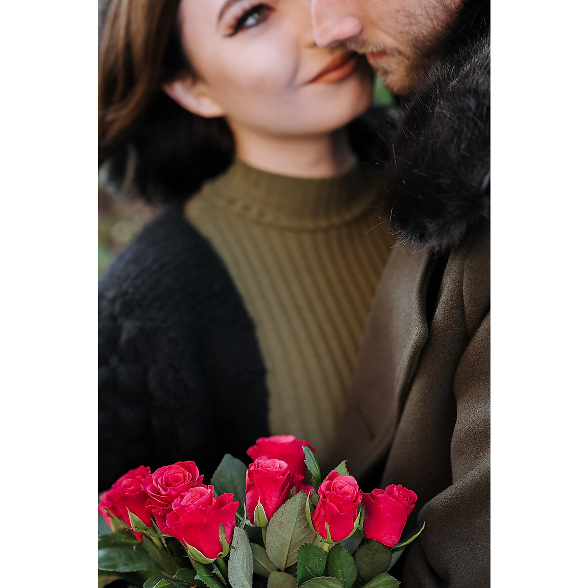 Valentine's Day Ribbons Love Heart Ribbon for Gift Wrapping Crafts Wedding 3 Rolls (Red & White*2)