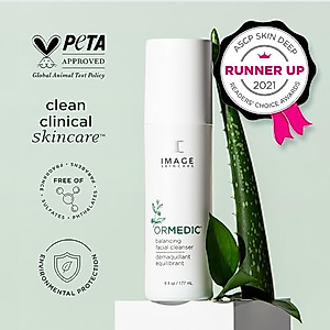 IMAGE Skincare Ormedic Balancing Facial Cleanser, Aloe Vera, 6 Fl Oz