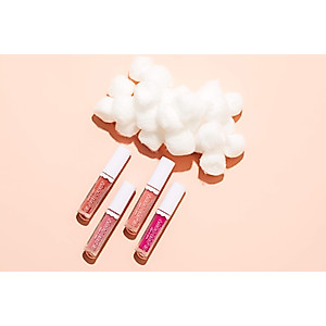wet n wild Liquid Lipstick Cloud Pout Marshmallow, Light Pink Pour Some Suga On Me | Matte Lip Cream Mousse | Argan Oil | Vitamin E