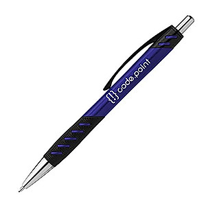 Ummah Promotions Personalized Meteor Plastic Ballpoint Pen Printed with Your Logo/Company Information/Name - 250 QTY