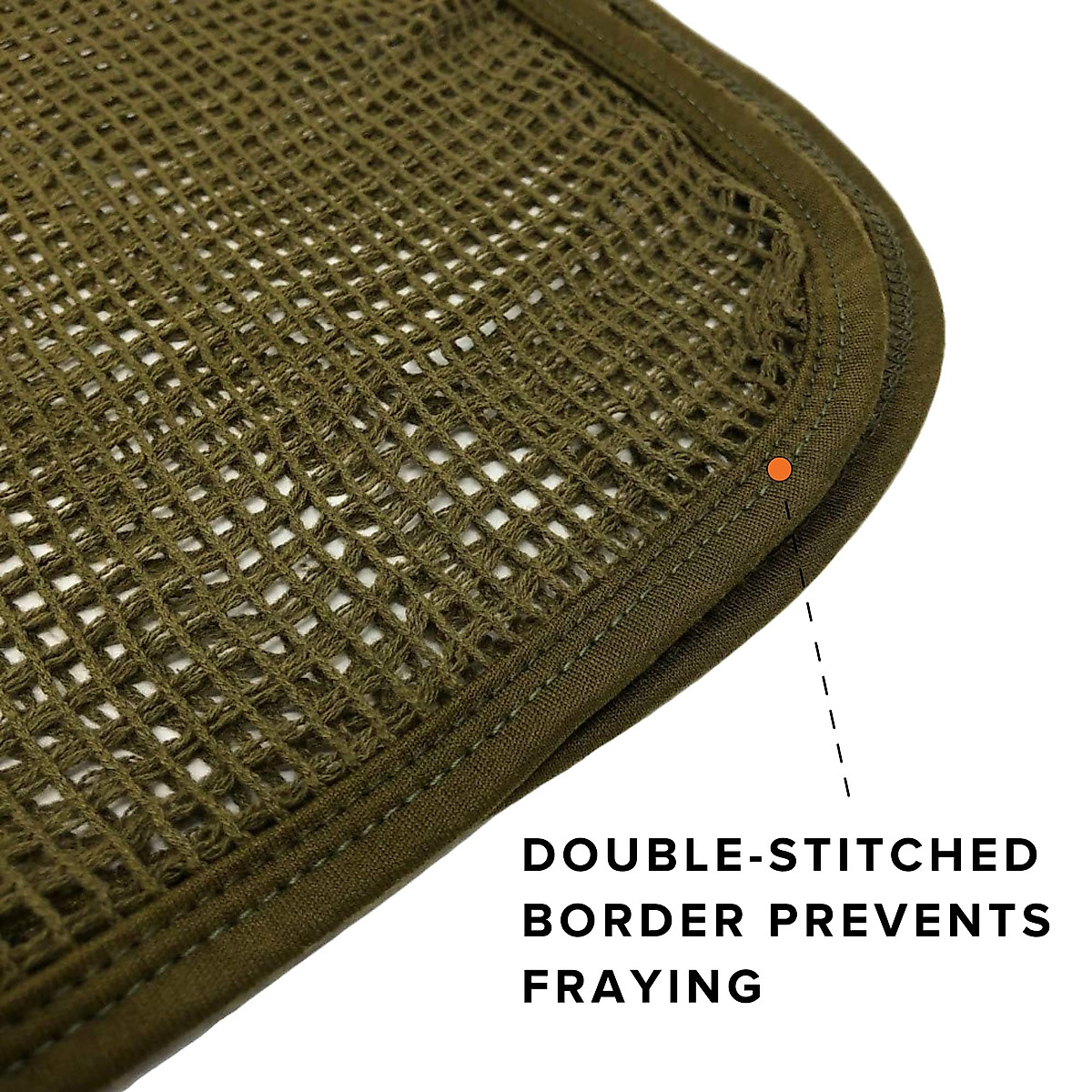 Arcturus Sniper Veil | Tactical Scarf to Camouflage Your Neck, Face & Head | 100% Cotton - 48" x 40" (Olive Drab)