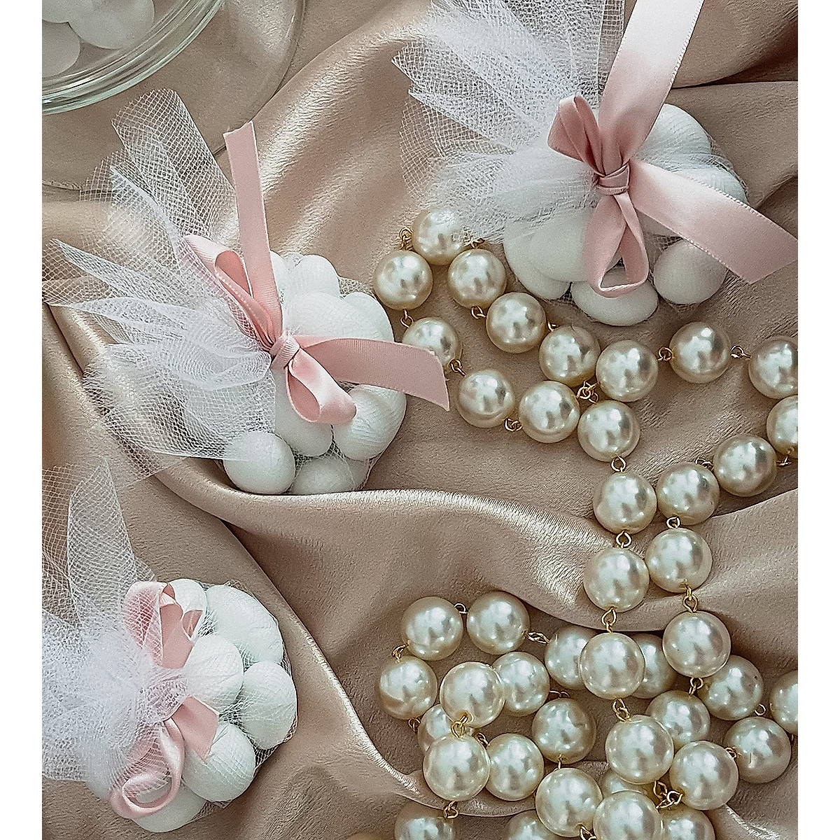 White Jordan Almonds Candy Bulk | 5LB | Candy Covered Almond - Wedding Favors - With Sweet Hard Candy Coating - Italian Confetti | Five Pounds I Made in USA