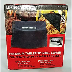Brinkmann 812-1100-S Table Top Grill Cover, fits Grills up to 20" long, Black