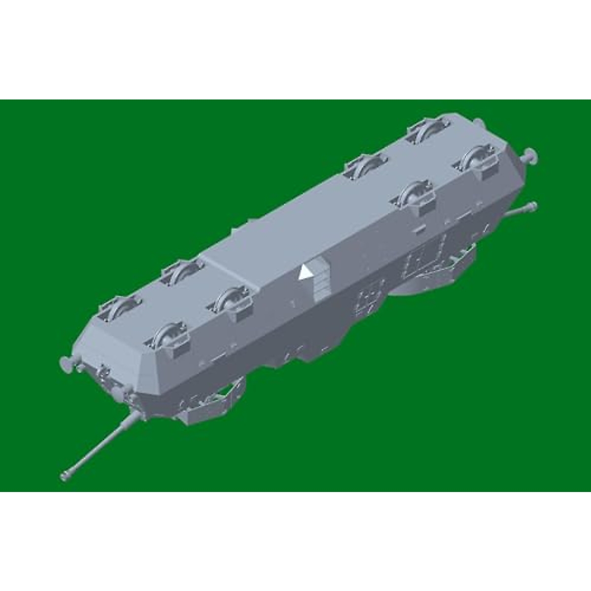 Hobbyboss 82953 1/72 Tank Hunter Railcar 51 Model Kit, Multi-Coloured