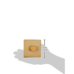 MK Aspect K24521SAG 40W - 300W 1-Gang Single 2-Way Dimmer - Satin Gold