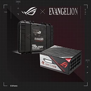 ROG Thor 1000W Platinum II EVA Edition (1000Watt, FullyModular Power Supply, 80+Platinum,Lambda A++Certified,ROG heatsinks,135mm PWM fan, 0dB Mode,OLED Panel,Sleeved Cables,AuraSync, 10 Year Warranty)