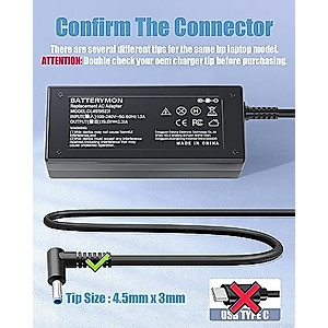 45W 19.5V 2.31A Laptop Power Adapter Charger for HP 741727-001 721092-001 719309-001 HSTNN-DA40 ADP-45WD B, Compatible with Pavilion TouchSmart 11 13 15 Series Notebook