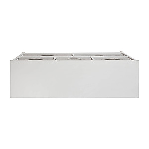 Flash Furniture Harris 5-Drawer Storage Chest of Drawers, Modern Bedroom Dresser with 5 Easy Pull Fabric Drawers and Engineered Wood Top, Light Gray