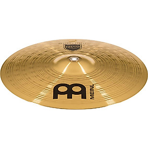 Meinl 13” Marching Cymbal Pair with Straps - Brass Alloy Traditional Finish - Made In Germany, 2-YEAR WARRANTY (MA-BR-13M)
