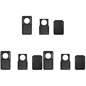 Mikikit 9 Pcs Tablet Laptop Sliding Camera Cover Laptop Camera Cover Slide Webcam Blocker Stickers for Computers Desk Camera Phone Stickers Webcam Cover Slider Telescopic Protective Cover