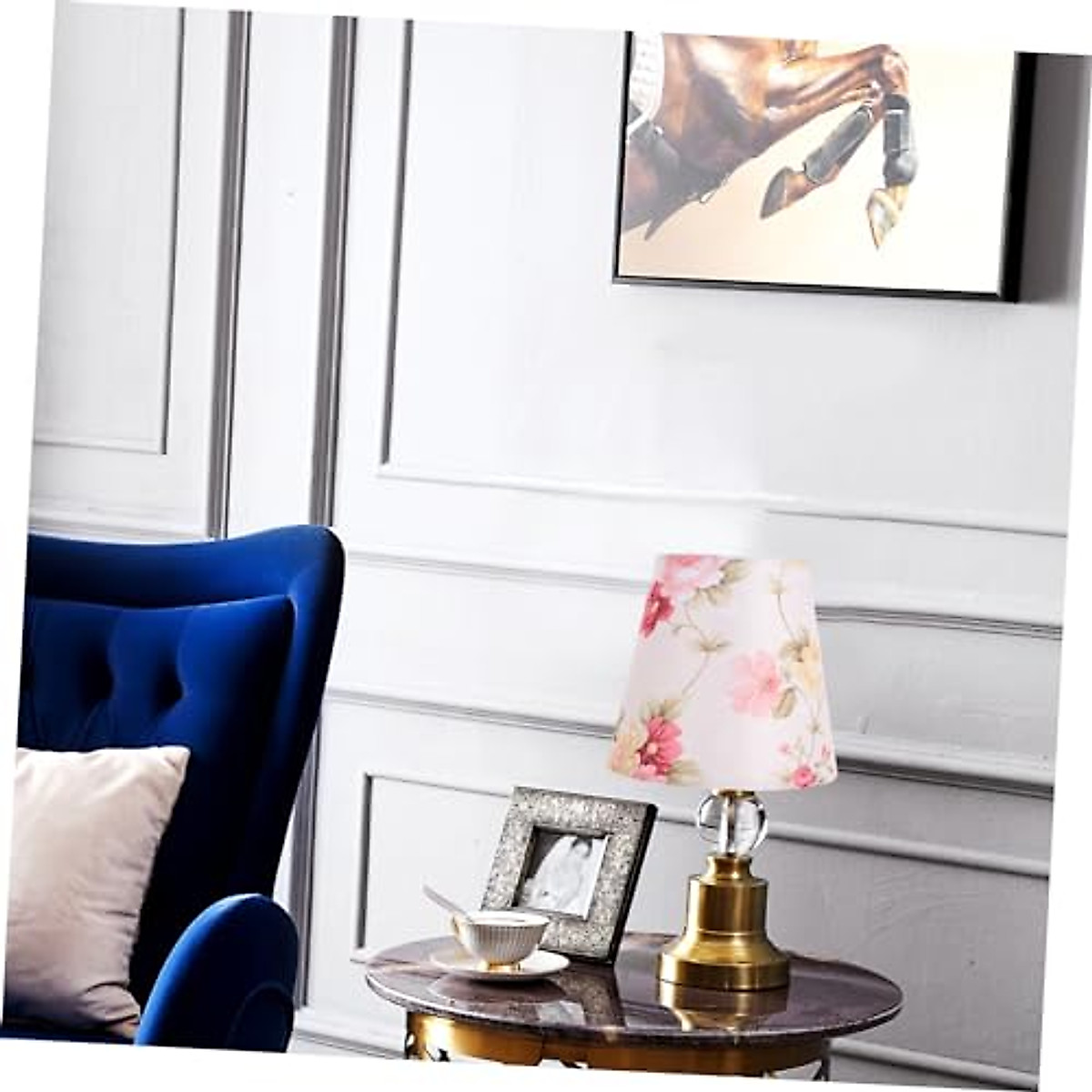 LIFKOME Cloth Lampshade Hanging Lamp Shade Wall Sconce Lamp Shade Lamp Shades for Floor Lamp Decorative Lamp Shade Chandeliers Farmhouse Light Fixtures Fabric Desktop Housing Cover