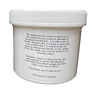 TD Naturals Zinc and Castor Oil Cream – Non-Nano and Non-Gmo Barrier Cream 4.5 oz