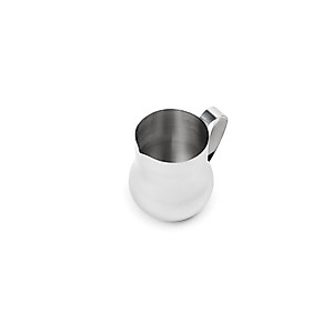Fox Run Creamer/Frother Pitcher, 4.25 x 3 x 4.25 inches, Metallic